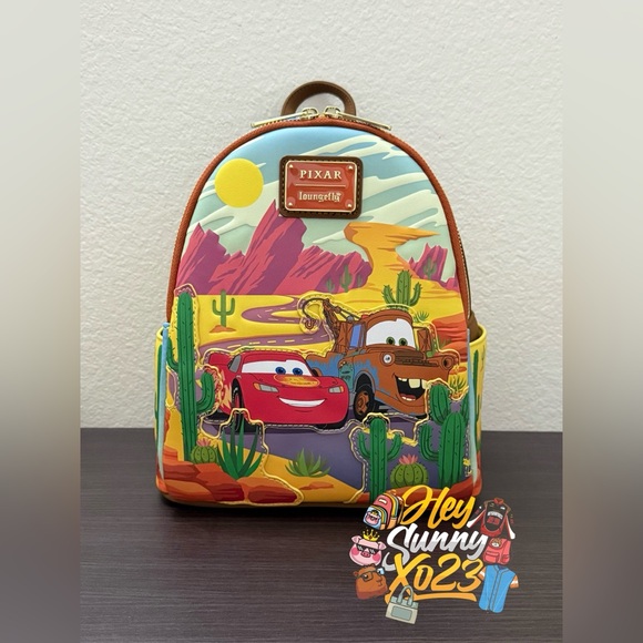 Loungefly | Bags | Loungefly Disney Pixar Cars Lightning Mcqueen And ...